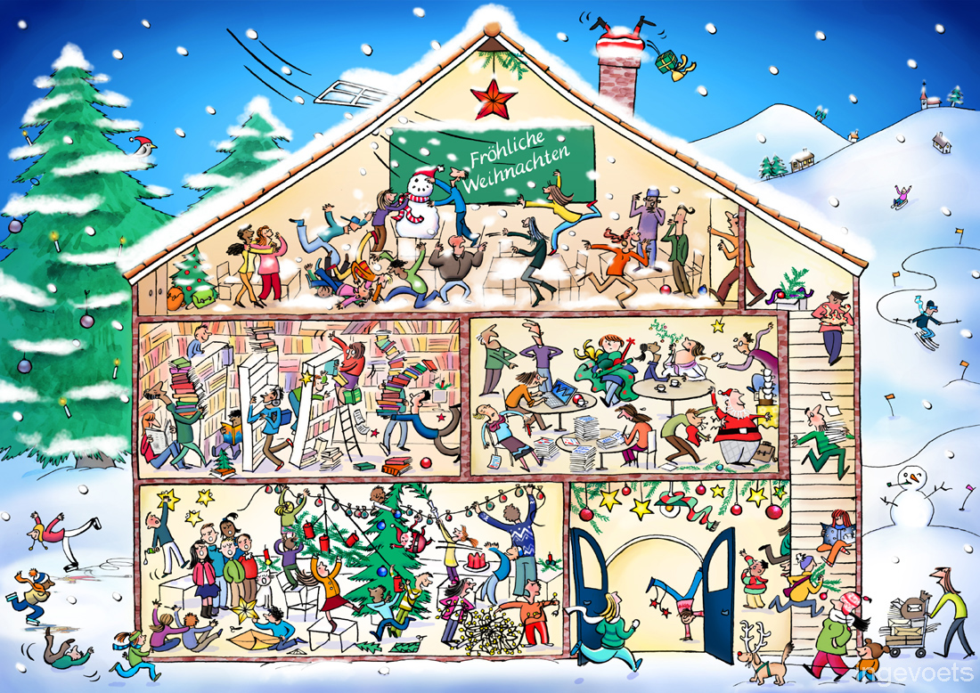 Wimmelbilder - Illustrationen Inge Voets Berlin